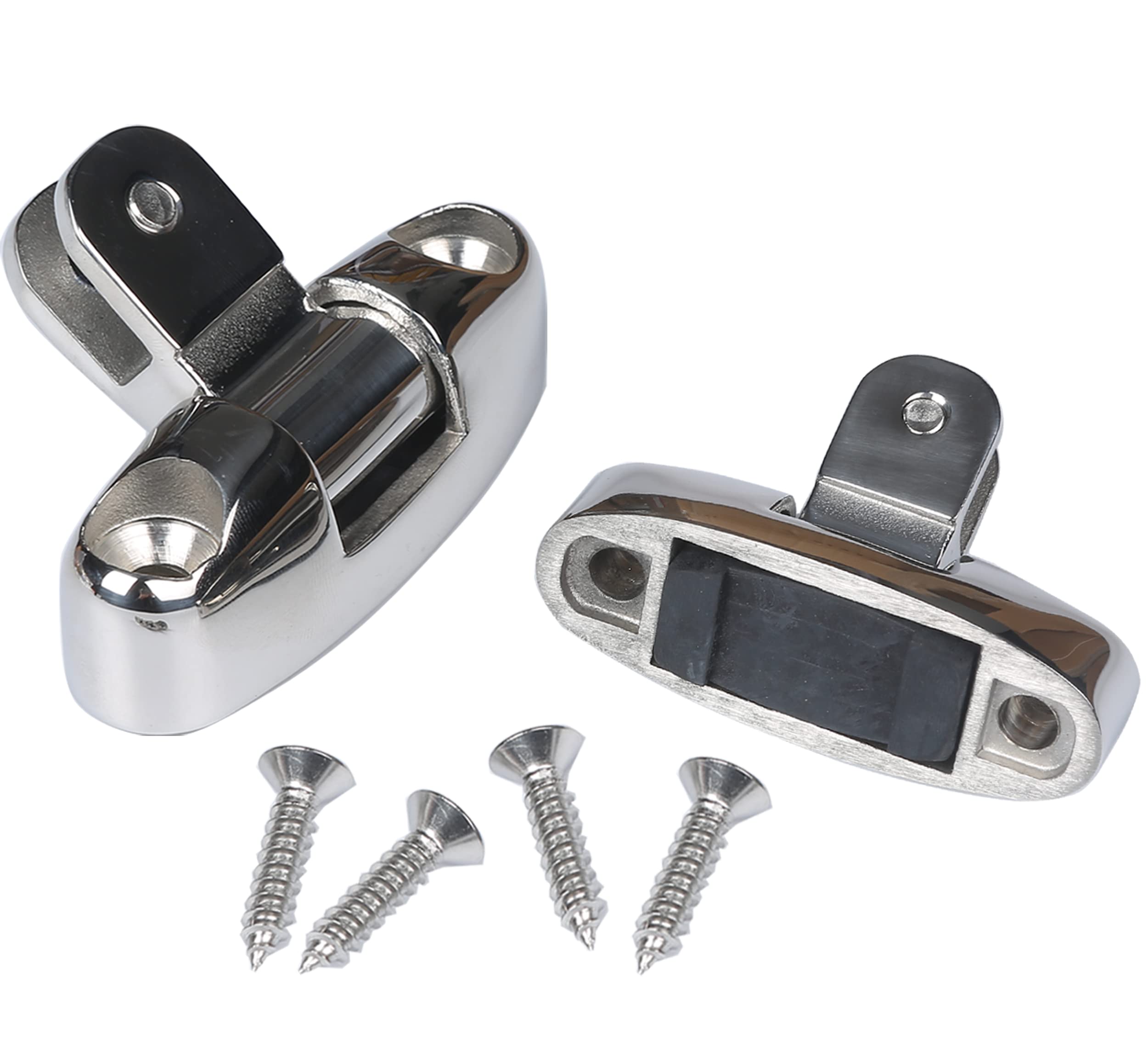 Amazon.com : Deck Hinge Swivel Mount Stainless,Bimini Side Mount Quick ...