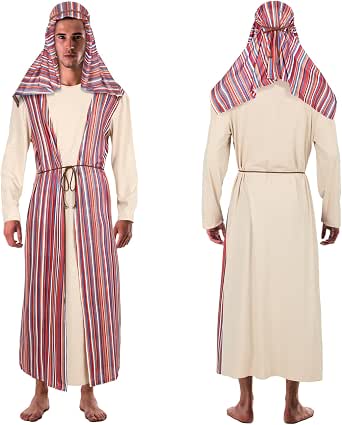 Amazon.com: Jenaai 4 Pcs Christmas Wise Men Costumes Religious Nativity ...