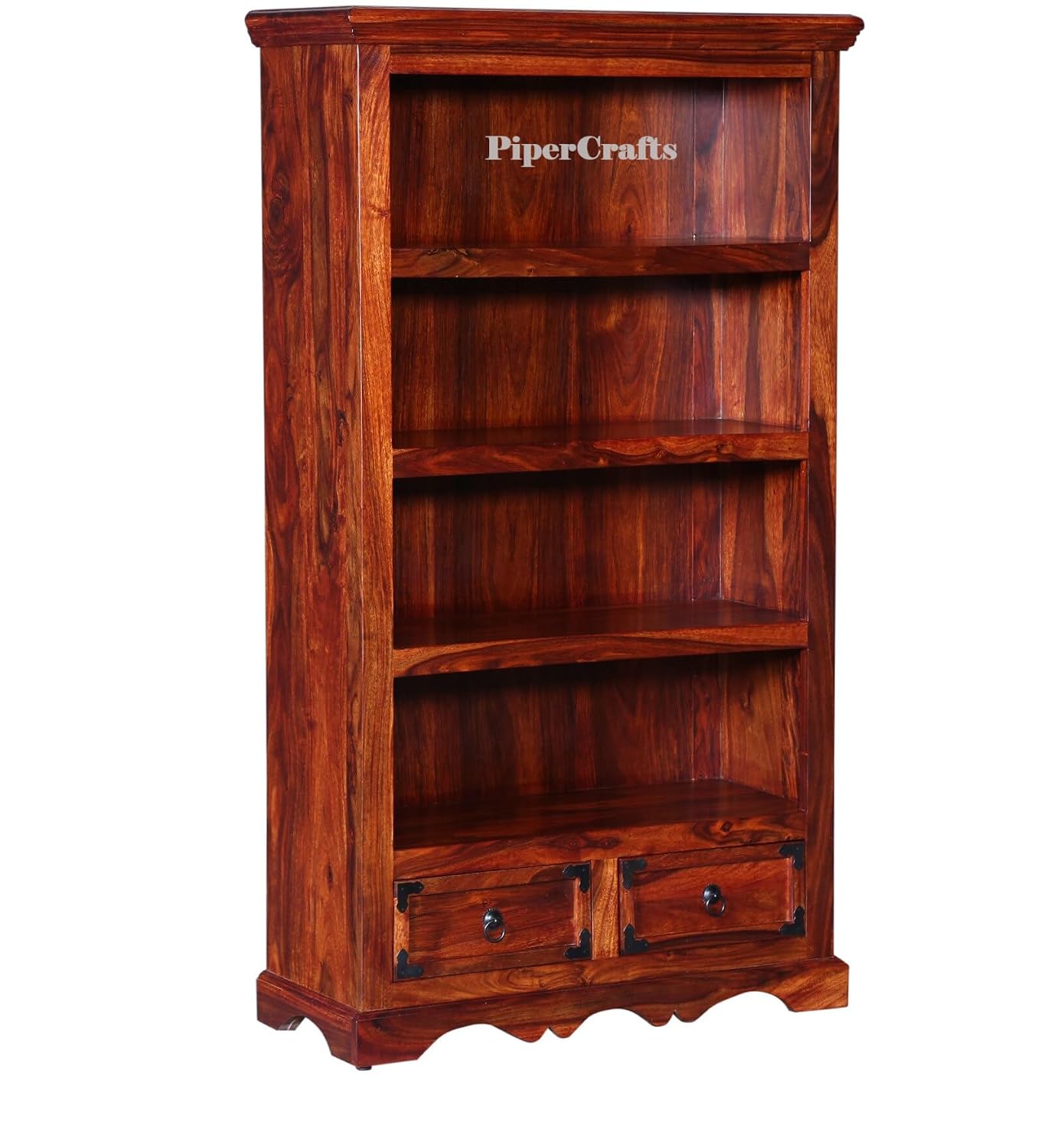 PIPERCRAFTS Sheesham Wood Book Shelf - Already Assembled - Bookshelf ...