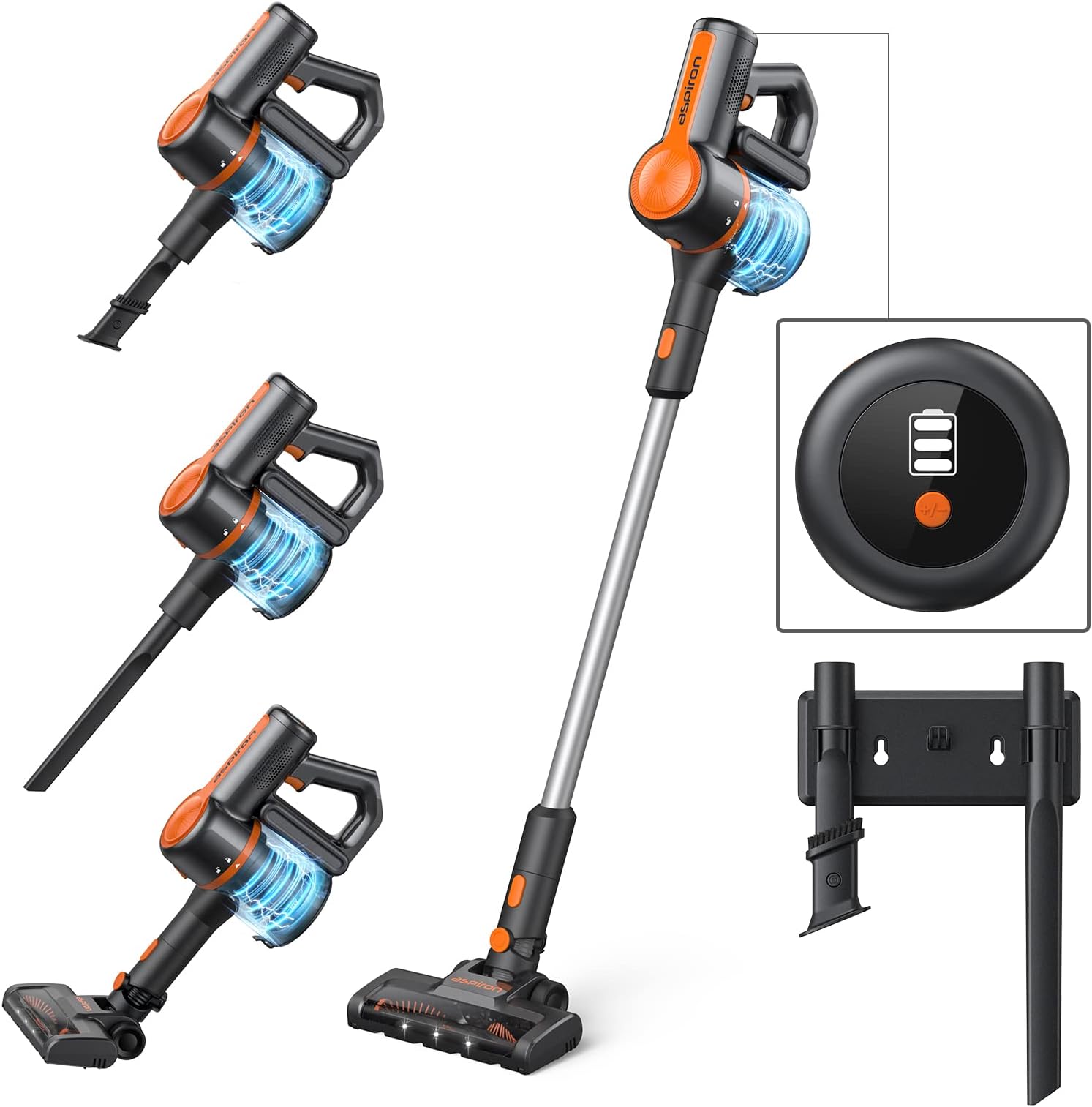 Amazon.com - Homeika 20Kpa Cordless Vacuum Cleaner with LED Display and ...