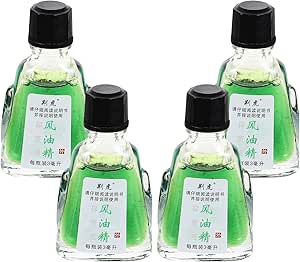 Healifty Essential Balm Oil Feng You Jing 4Pcs Chinese Medicated Oil ...