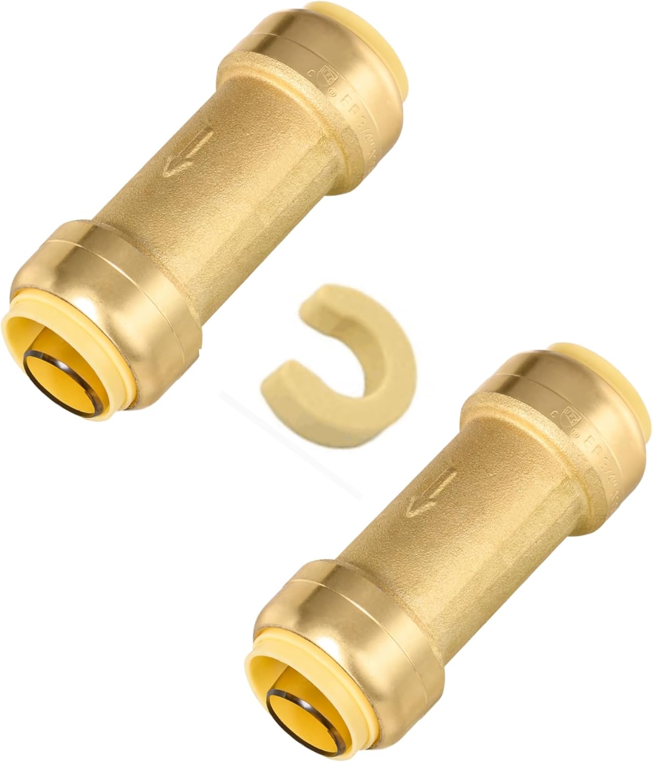 Amazon.com: (Pack of 2) EFIELD 1-inch Push Fit Check Valve, LF Brass ...