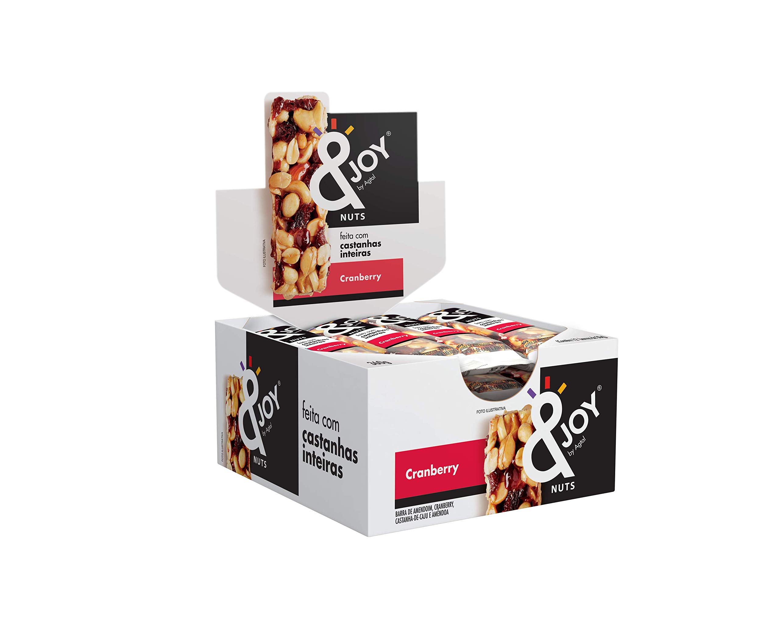 Enjoy Barra Mixed Nuts Cranberry 12 X 30G : Amazon.com.br: Alimentos e ...