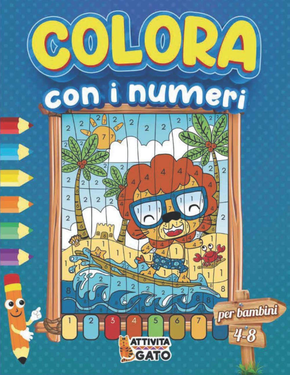 Colora Con I Numeri Bambini Colorare Con I Numeri Per | Desertcart INDIA