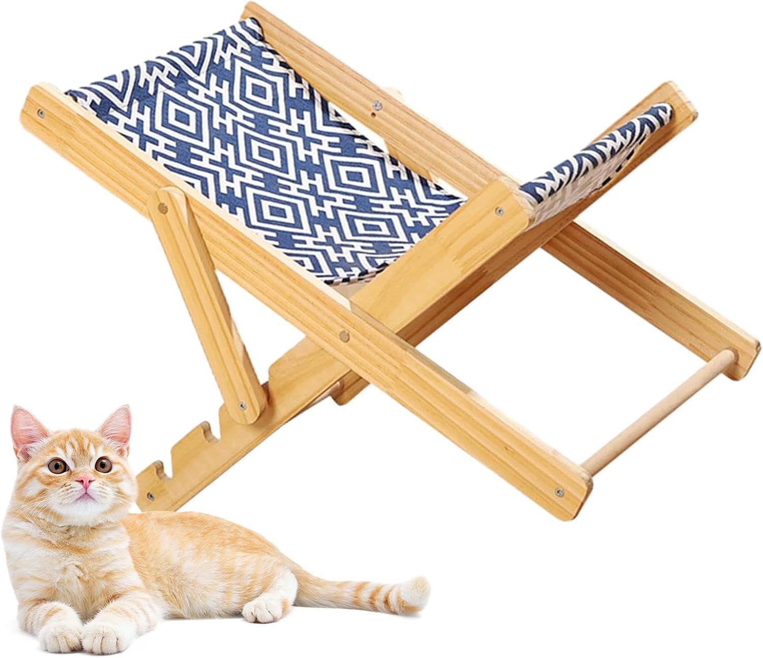 Cat Hammock Chair | 1/2 Cat Sisal Deck Chair | 4 Levels Adjustable ...