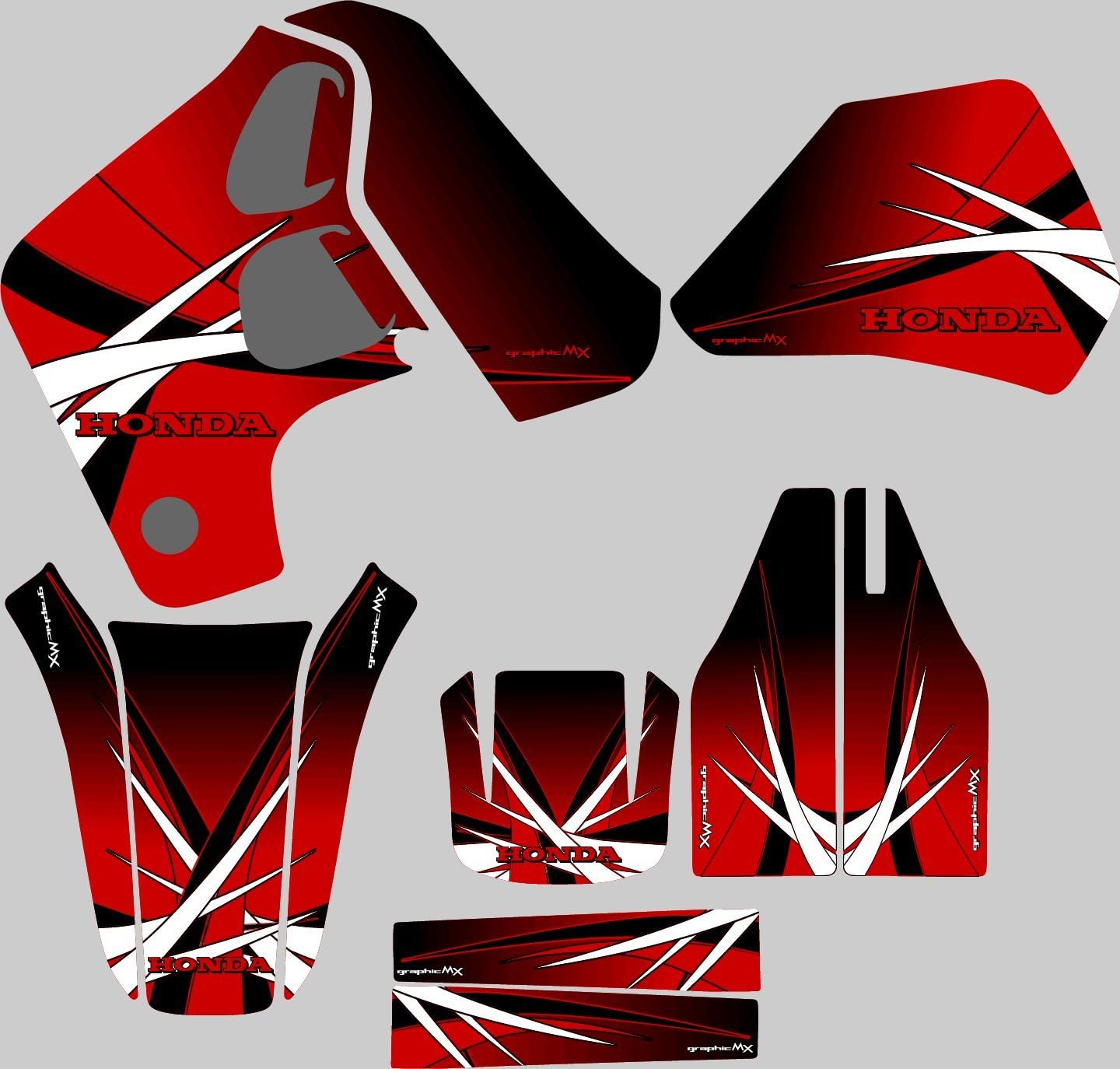 Amazon.com: Honda CR80 K graphics kit 1988-1995 : Automotive
