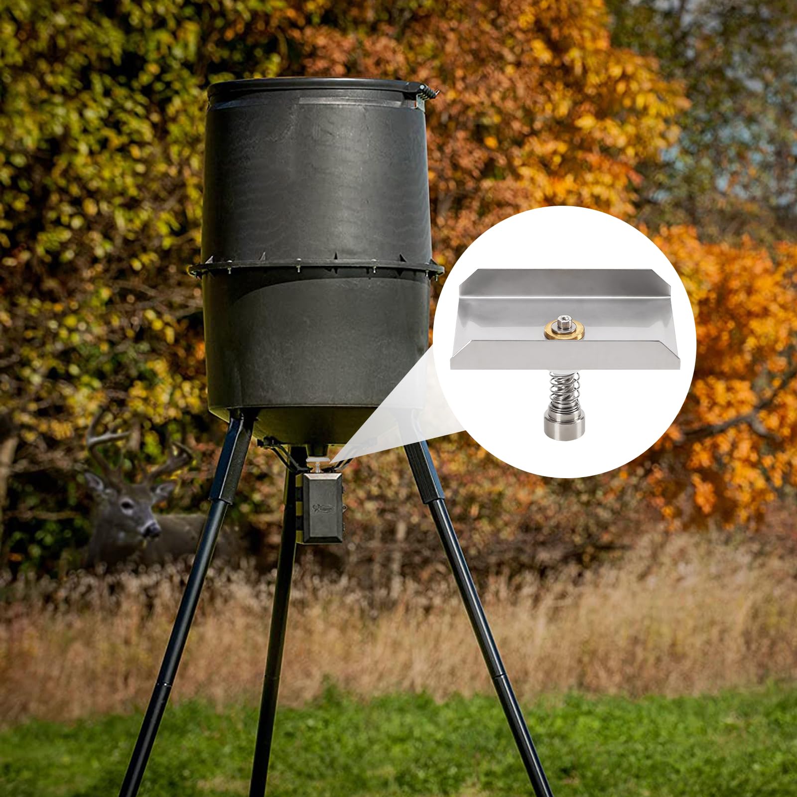 Snapklik.com : Rectangular Eliminator Spinner Plate Fits For Any Deer ...