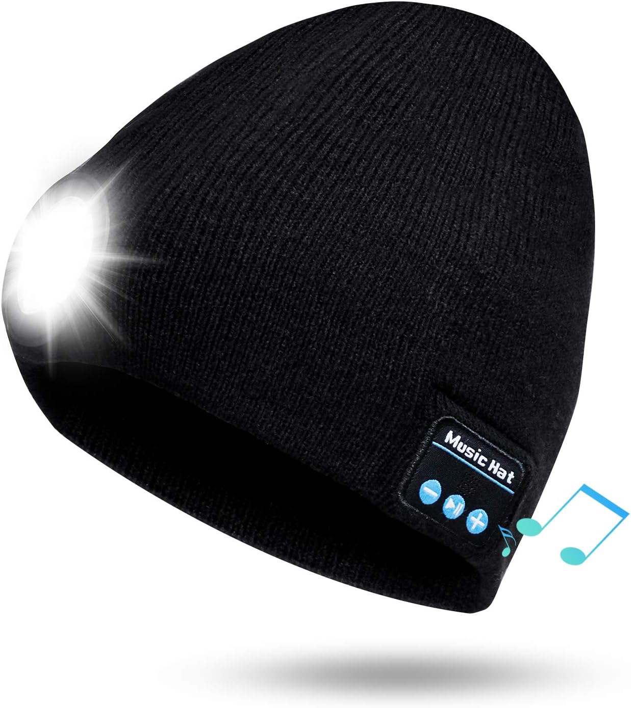 Amazon.com: Bluetooth Wireless Music Hat Built-in Stereo Speaker and ...