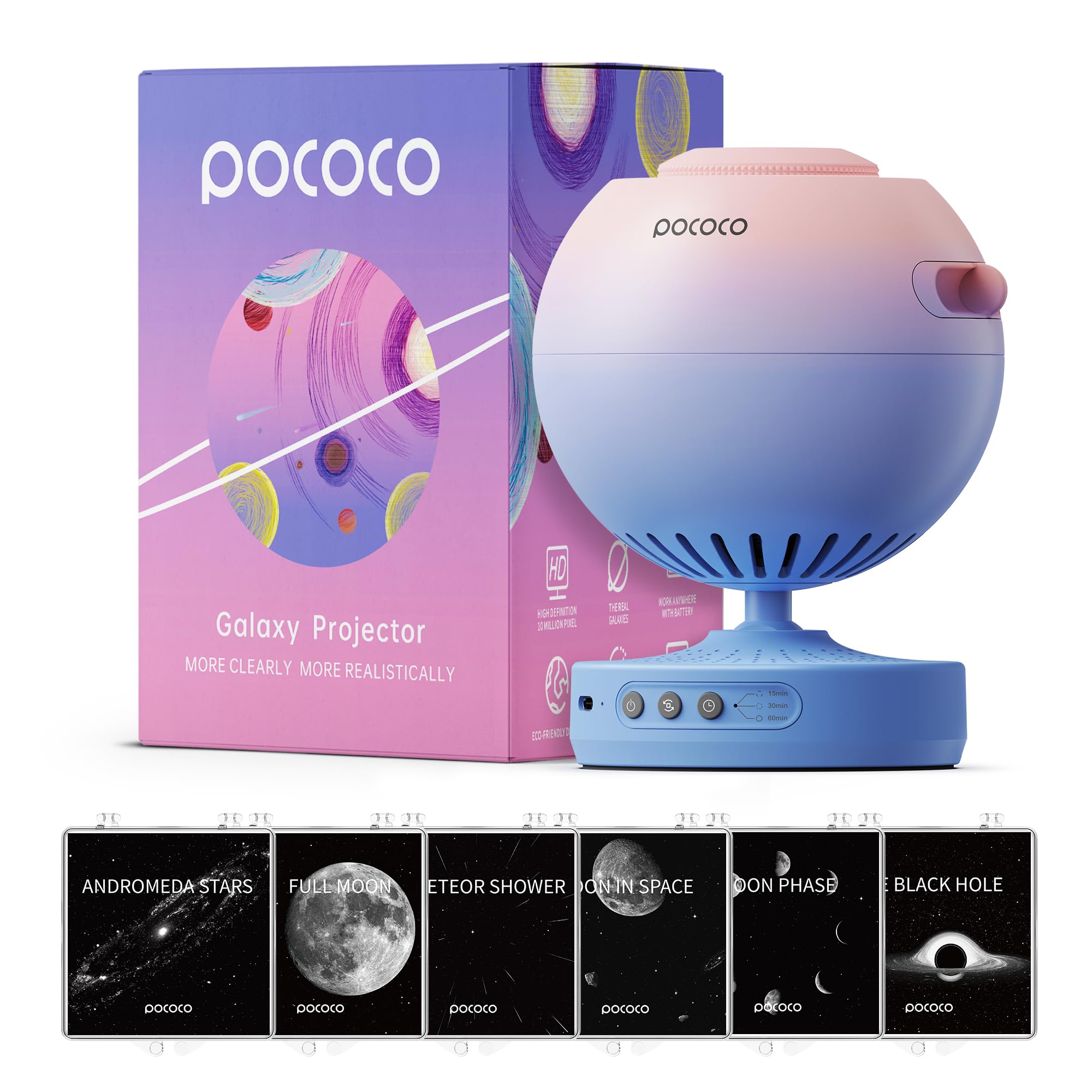 Amazon.com: 【Limited Time Offer: 16% Off 】POCOCO Galaxy Projector ...