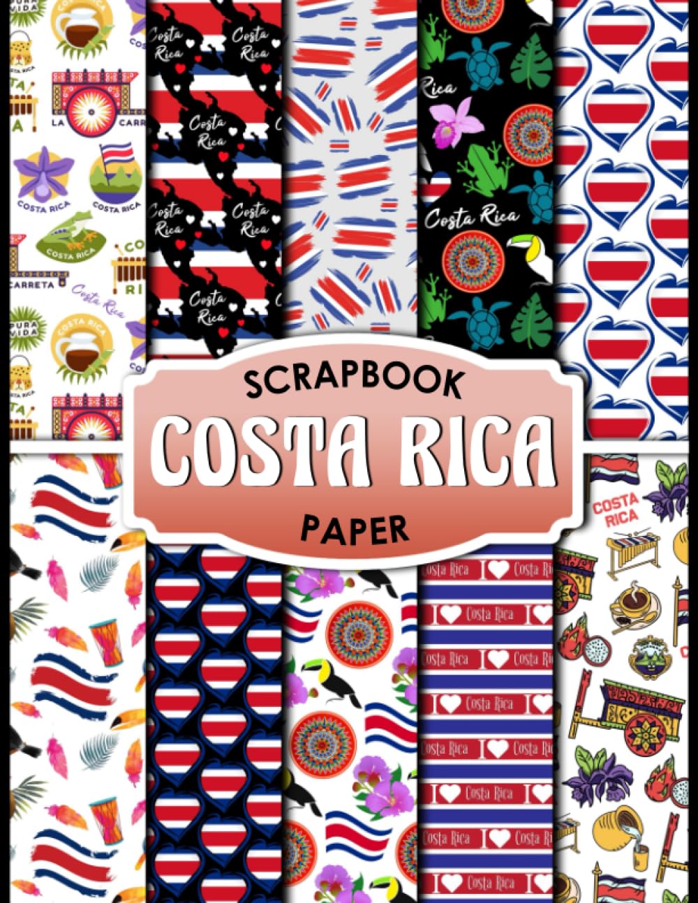Costa Rica Scrapbook Paper: 15 Double Sided Sheets 8.5 x 11 for ...