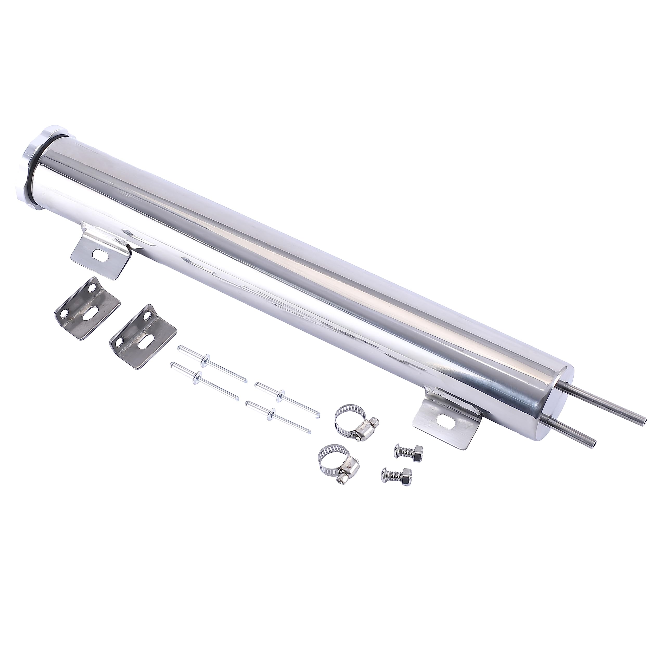 Amazon.com: BATONECO Radiator Coolant Over Flow Puke Tank Can 2 X 15 ...