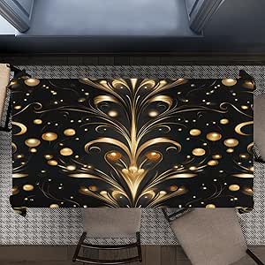 Amazon.com: Gold Prints 60 * 102 Inches Dining Table Rectangular ...