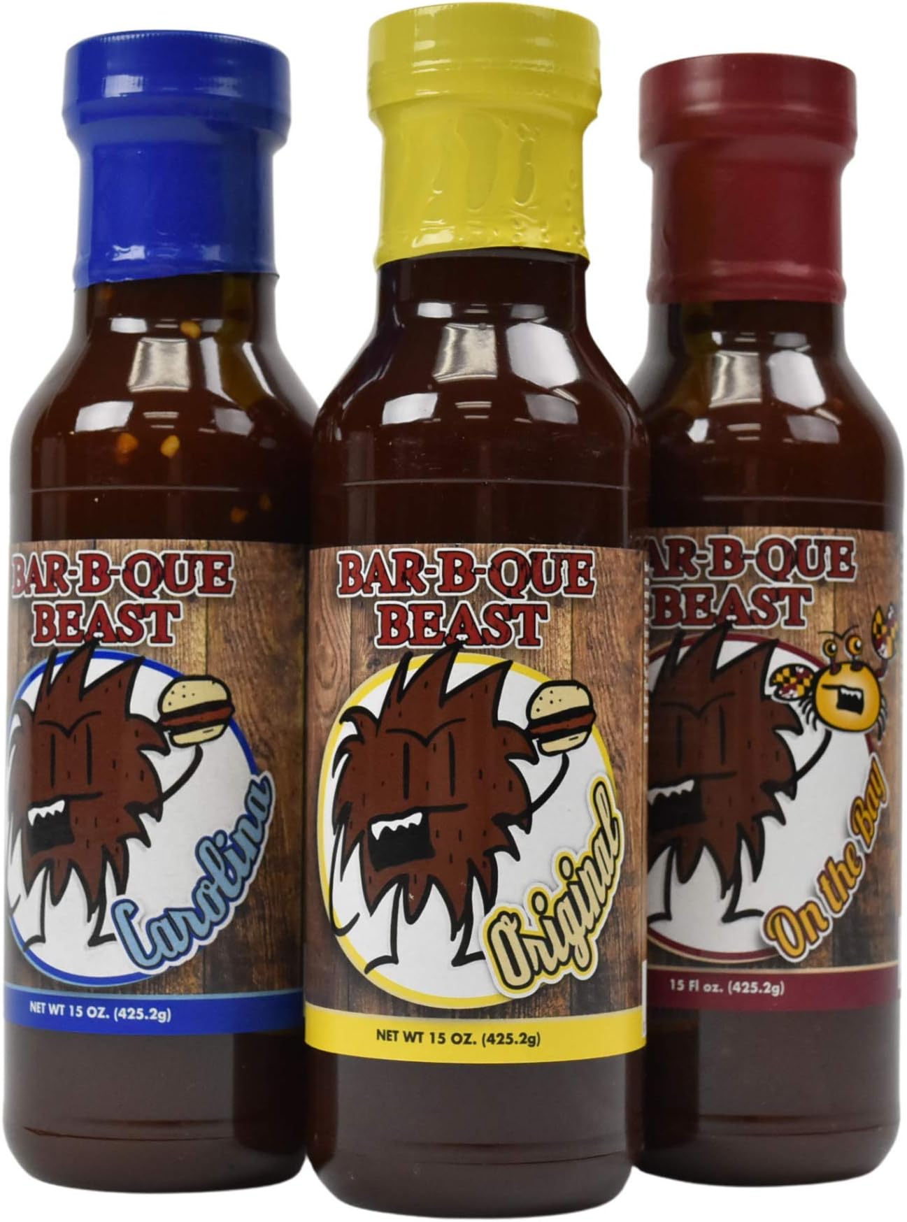 Amazon.com : Bar-B-Que Beast BBQ Sauce , 3 Variety Pack , Flavors ...