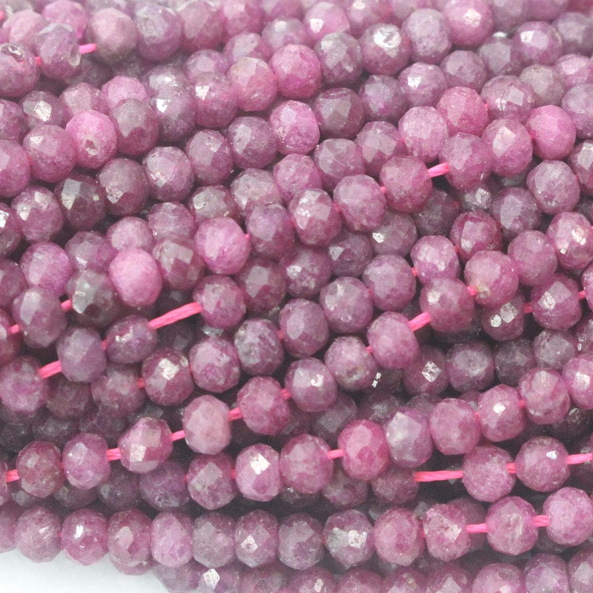 Amazon.com: Natural Gemstone Beads Rondelle Saucer dic Semi Precious ...