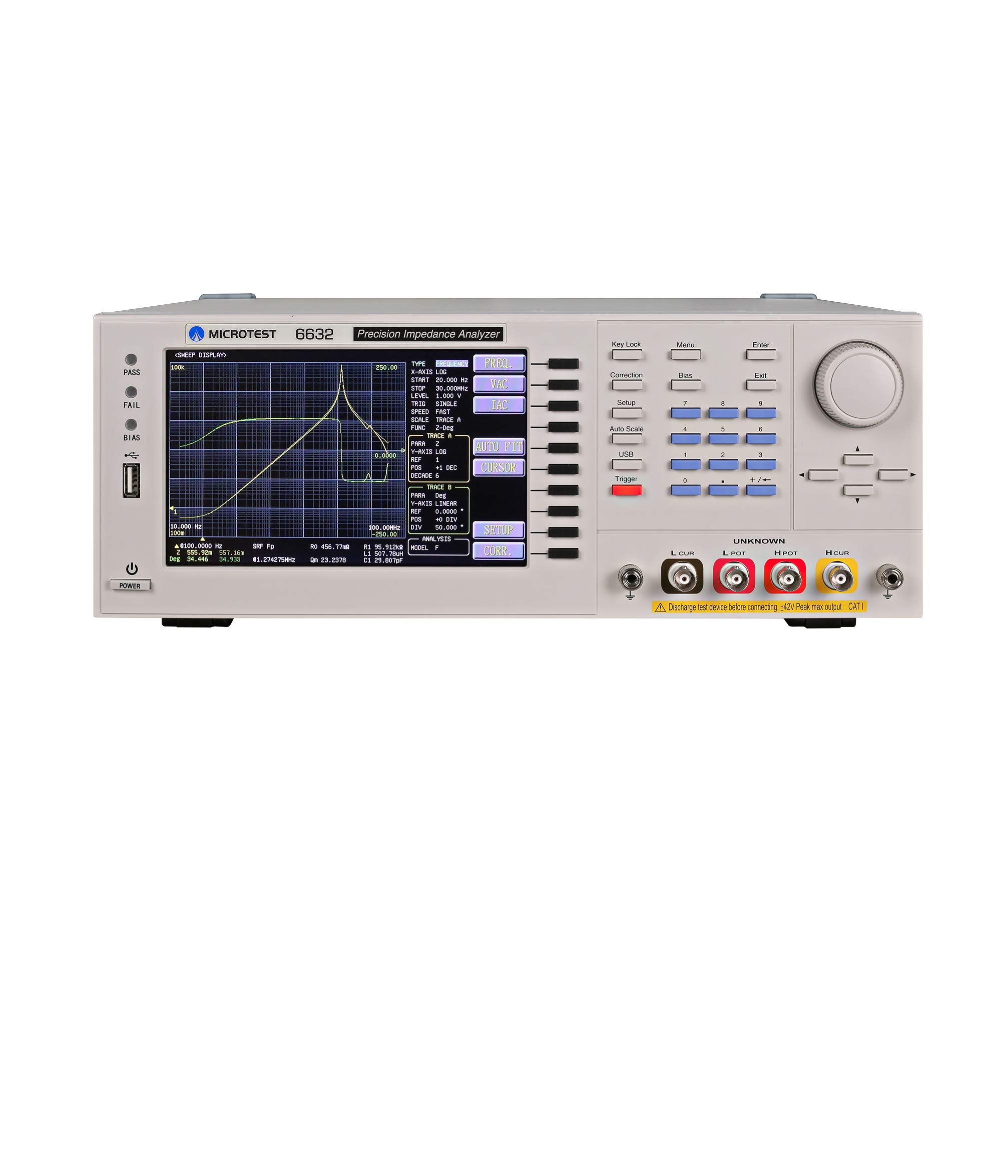 Buy MICROTEST Impedance Analyzer and Benchtop LCR Meter Frequency 10Hz ...