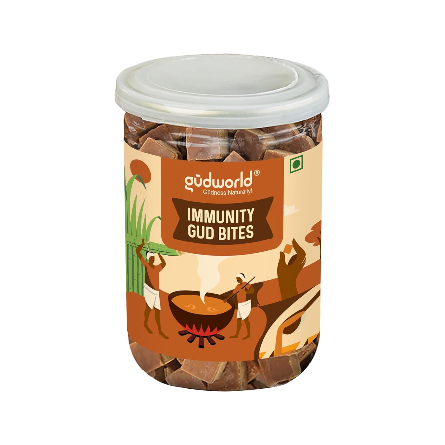 Gudworld Immunity Gud Bites I Immunity Jaggery Cubes (300g) I Gud I ...