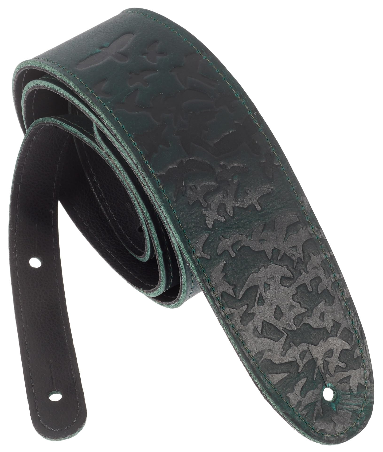Amazon.com: PRS Leather Bird Swarm Strap - Green : Musical Instruments