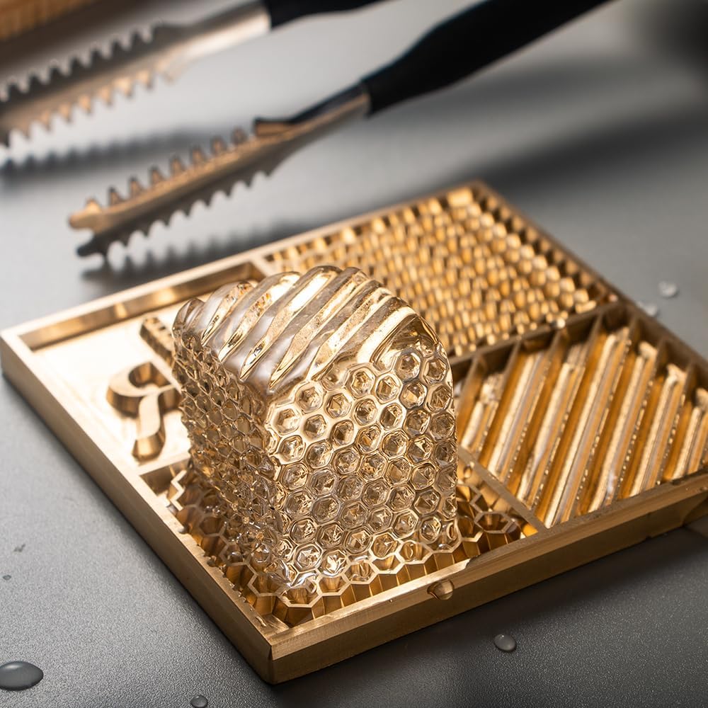 Amazon.com: Custom Ice Design Tray - Ice Stamp for Cocktails, Create ...