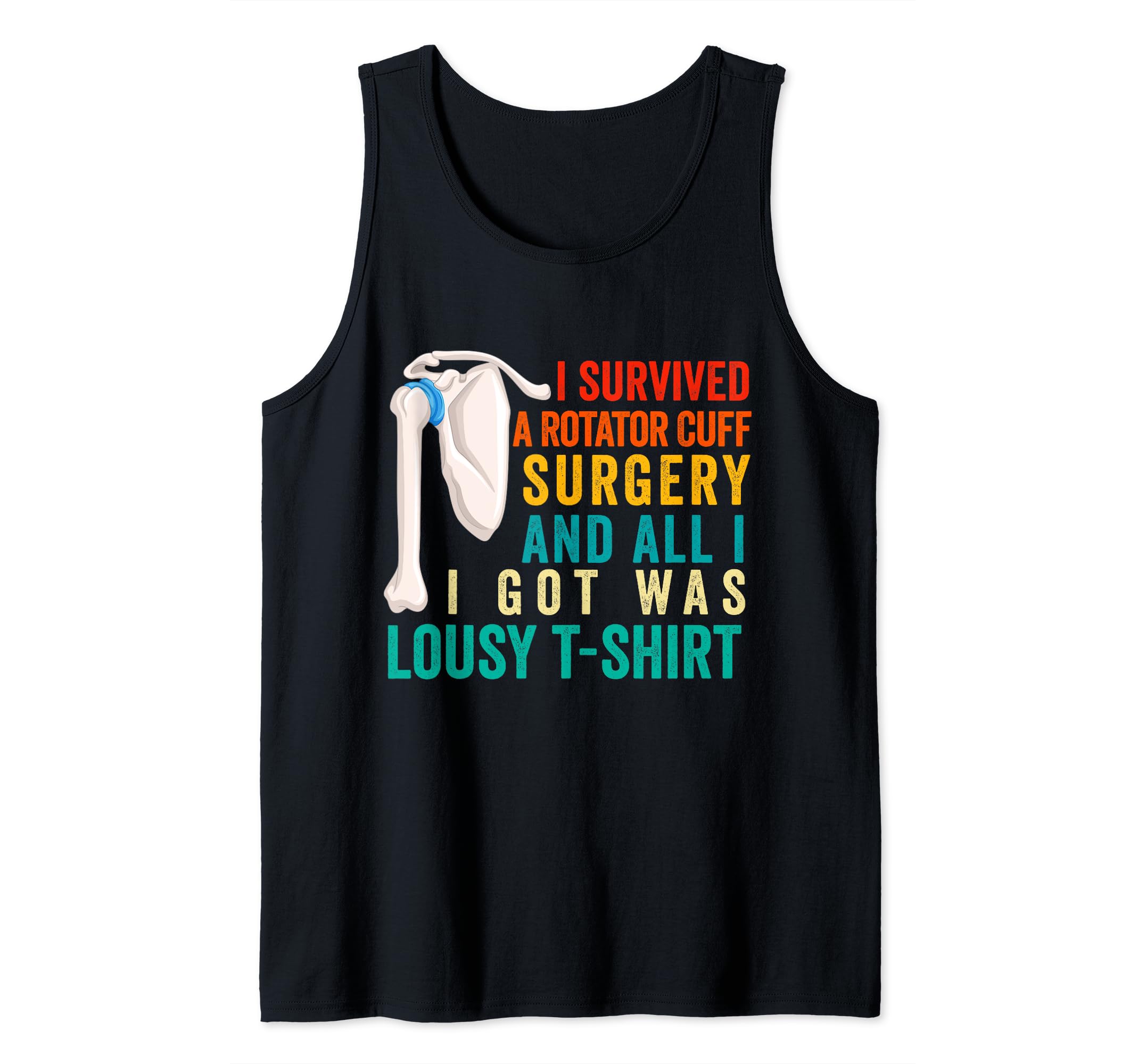 Amazon.com: After Shoulder Surgery Recovery Men Women Rotator Cuff Tank ...