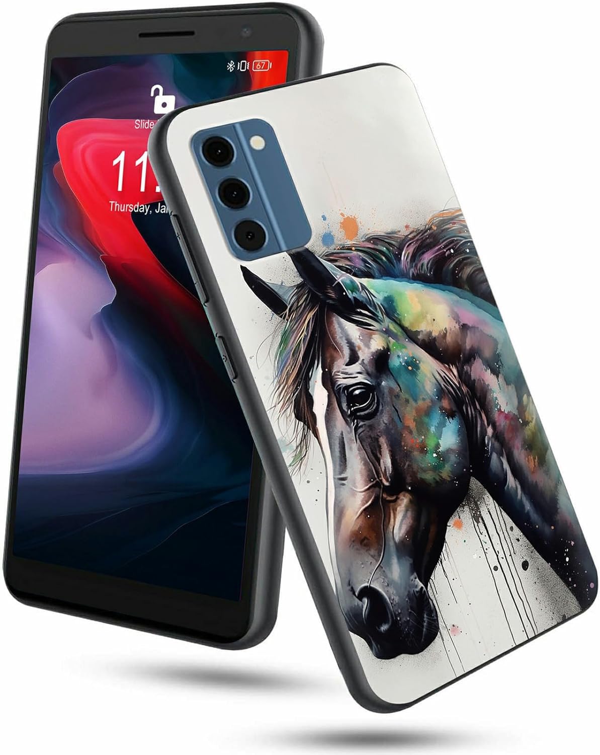 Amazon.com: GFRGTFHYT for Nokia C300 N155DL Phone Case Slim Soft TPU ...