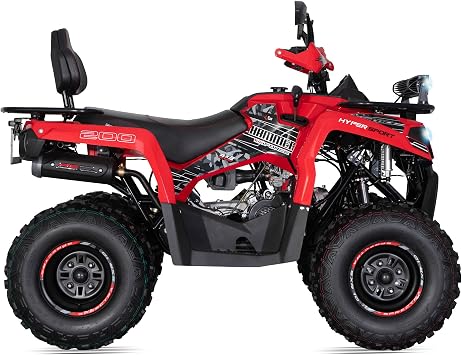 Cuatrimoto Veloci Hammer KX Force 200cc 2024 Rojo : Amazon.com.mx ...