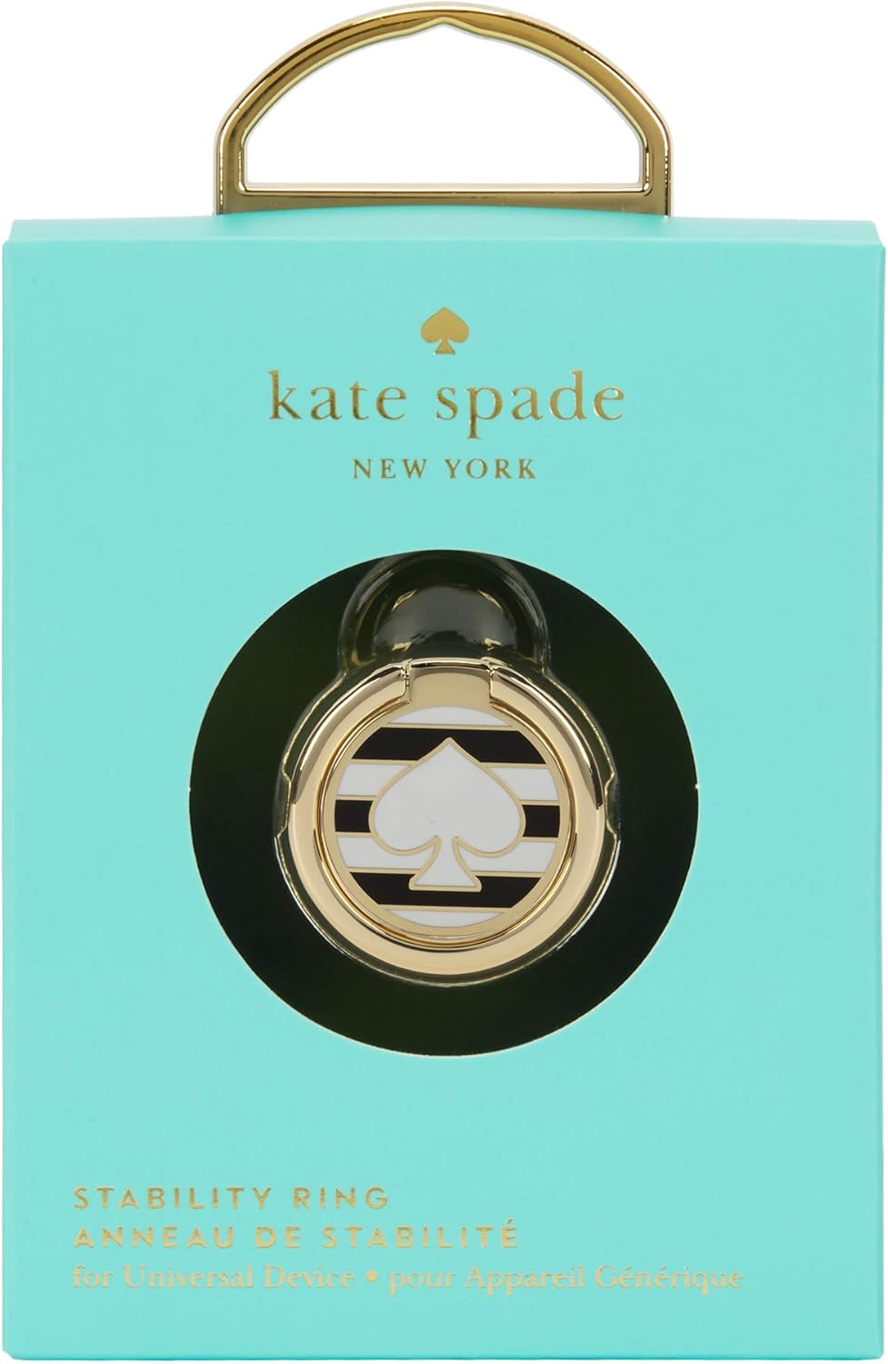 Amazon.com: Kate Spade New York Universal Ring Stand - Black / White ...