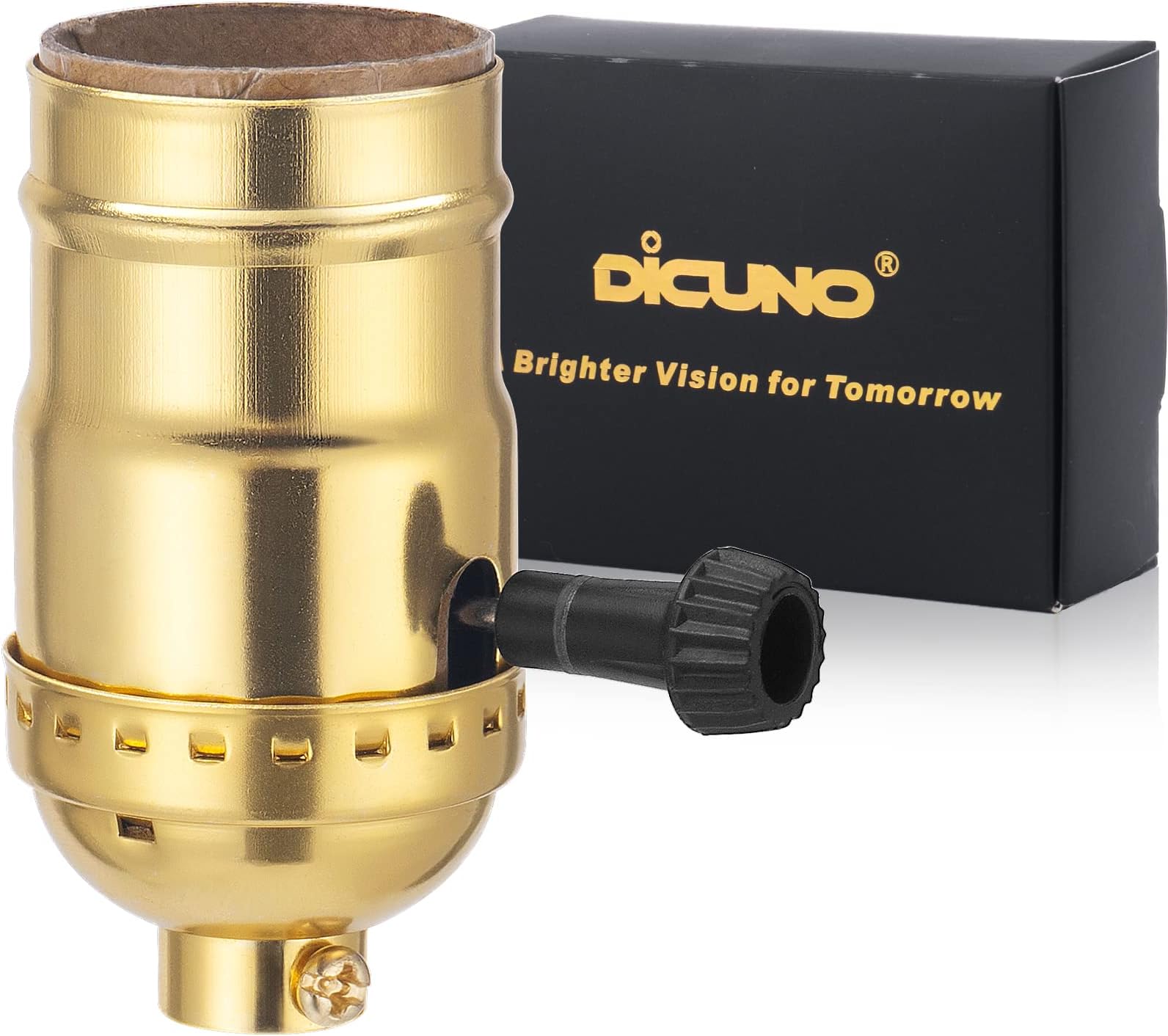 B&P Lamp Medium Base Phenolic Husk Socket with 2 Piece Bottom - Amazon.com