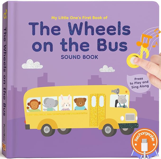 Amazon.com: The Wheels on The Bus Musical Book for Toddler ...