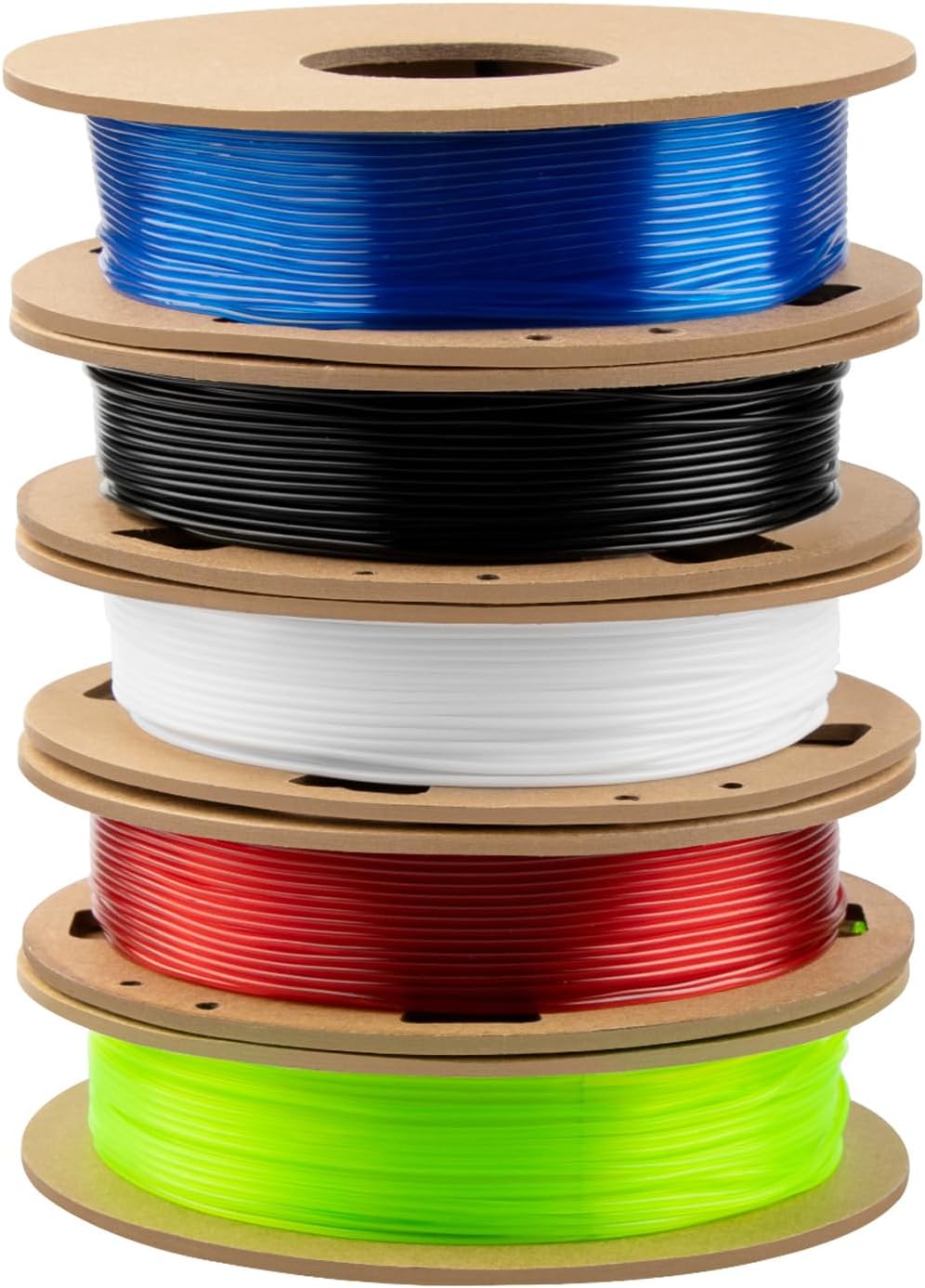 TPU Filament 1.75mm Combipack, TINMORRY 3D Printer Filament, 200g x 5 ...