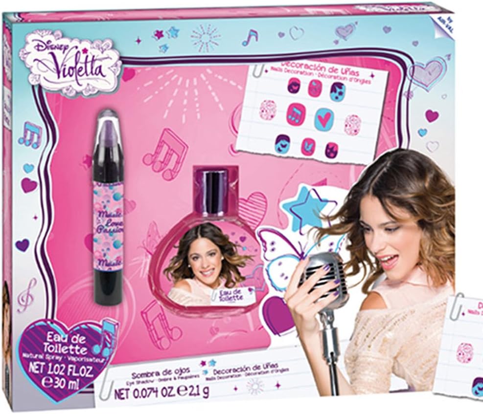 DISNEY Violetta Set Eau de Toilette 30 ml/Nail Pencil/Eye decoration ...