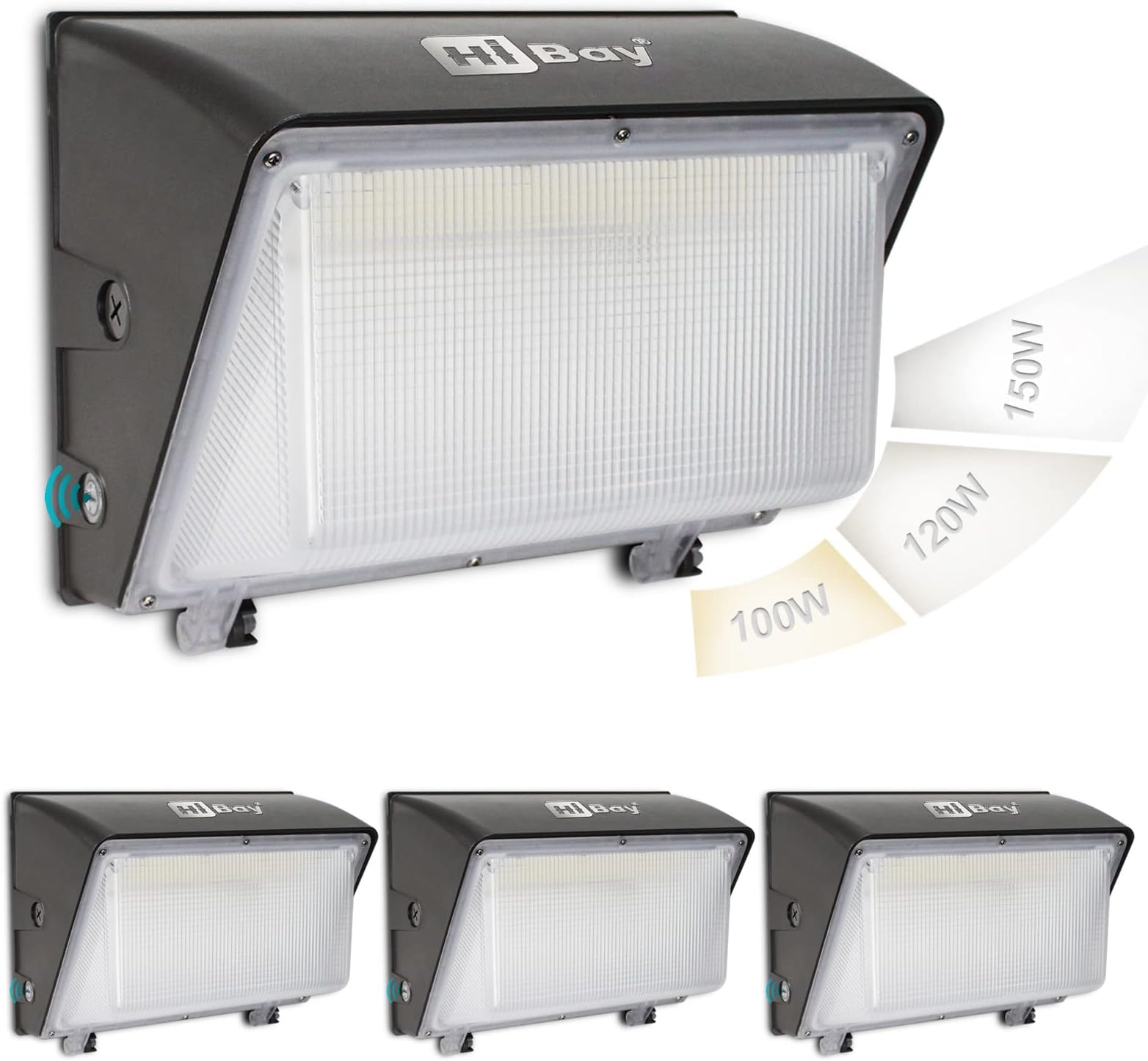 WHLED Dusk to Dawn 150W LED Wall Pack Light,19500LM 800-1000W HPS/HID ...