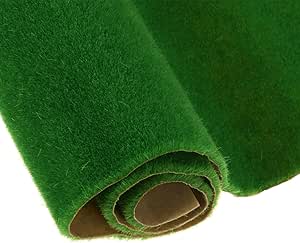 Amazon.com: MECCANIXITY 8pcs Artificial Model Grass Mat 10" x 10"(25cm ...