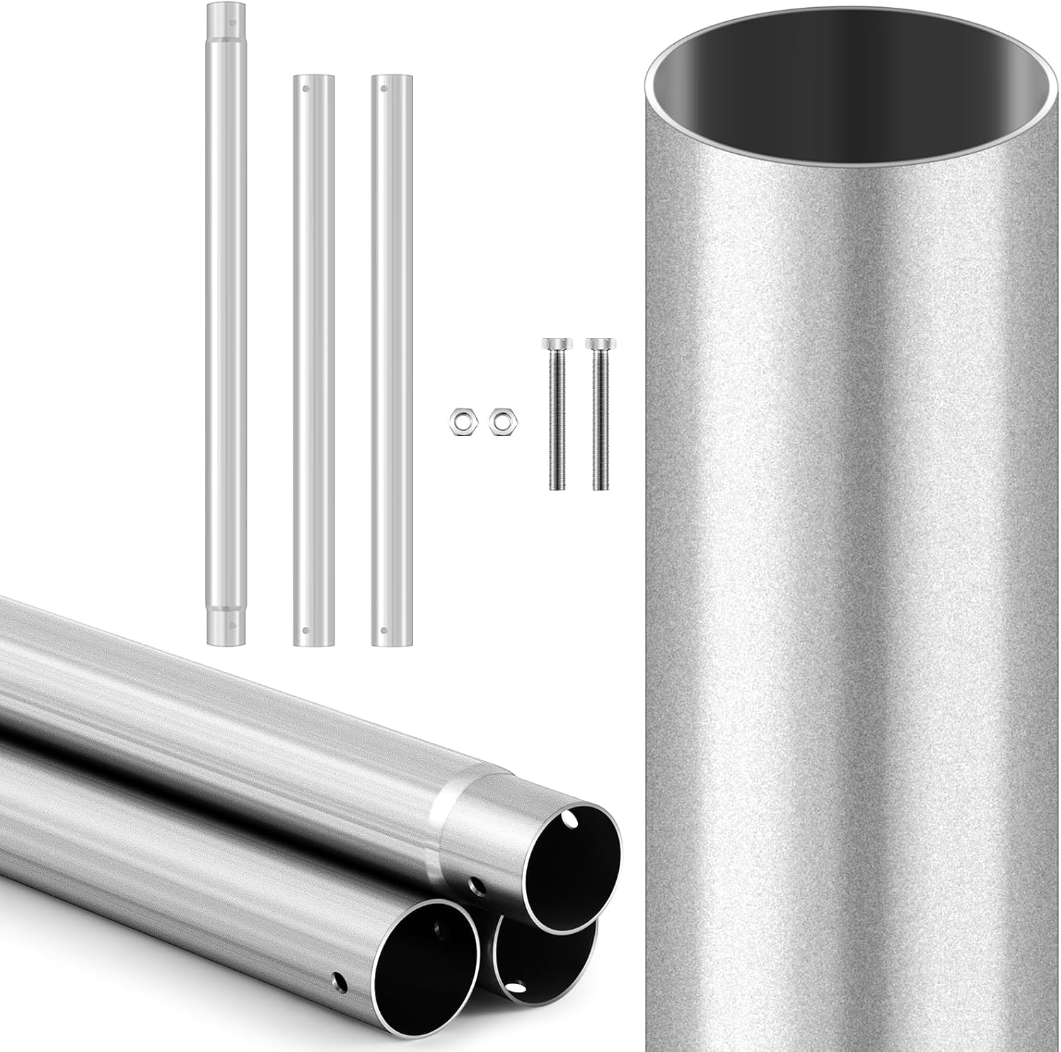 Amazon.com: Yaocom Round Street Sign Post 8' Tall Real Estate Sign Post ...