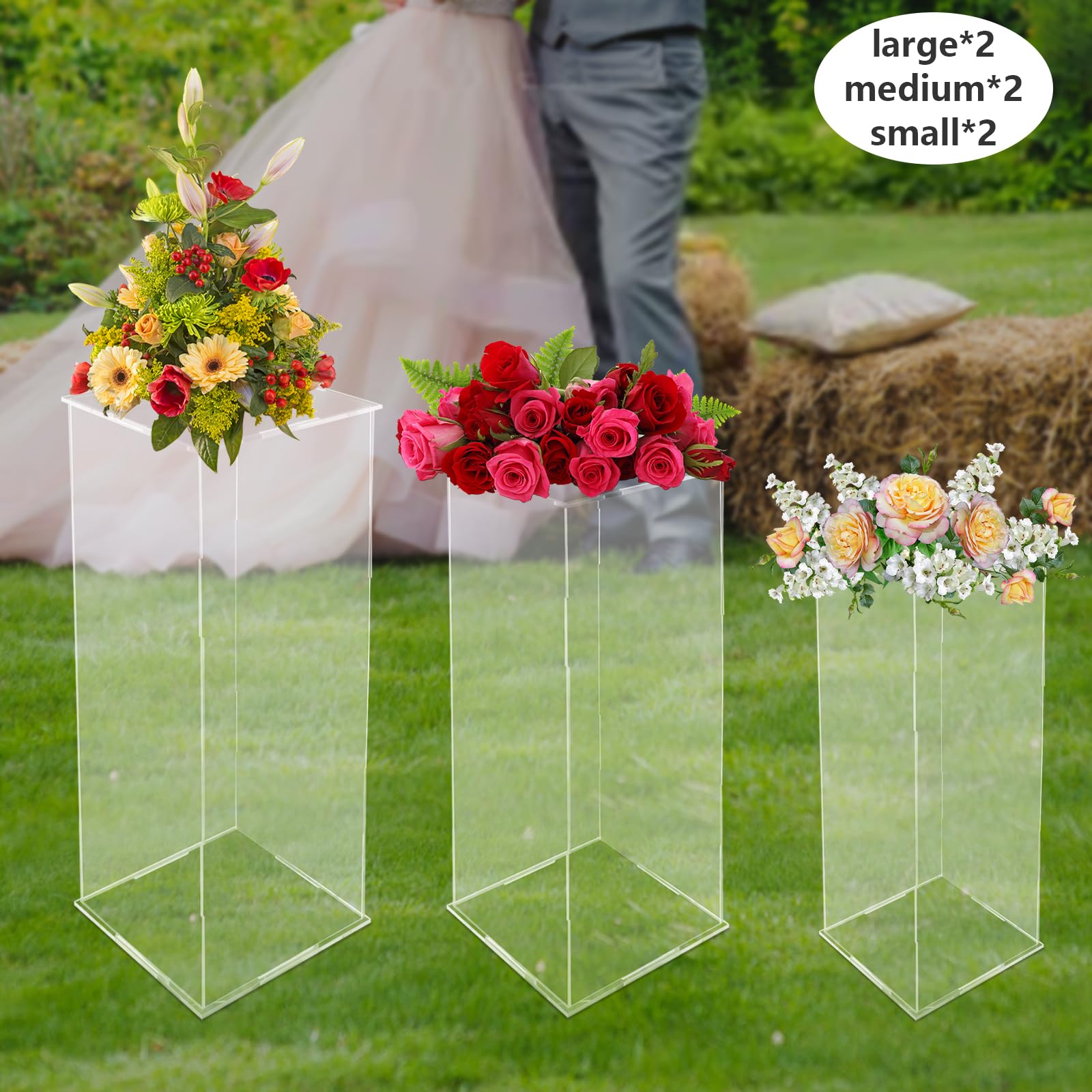 Wedding flower tower | Beachweddingtips.com