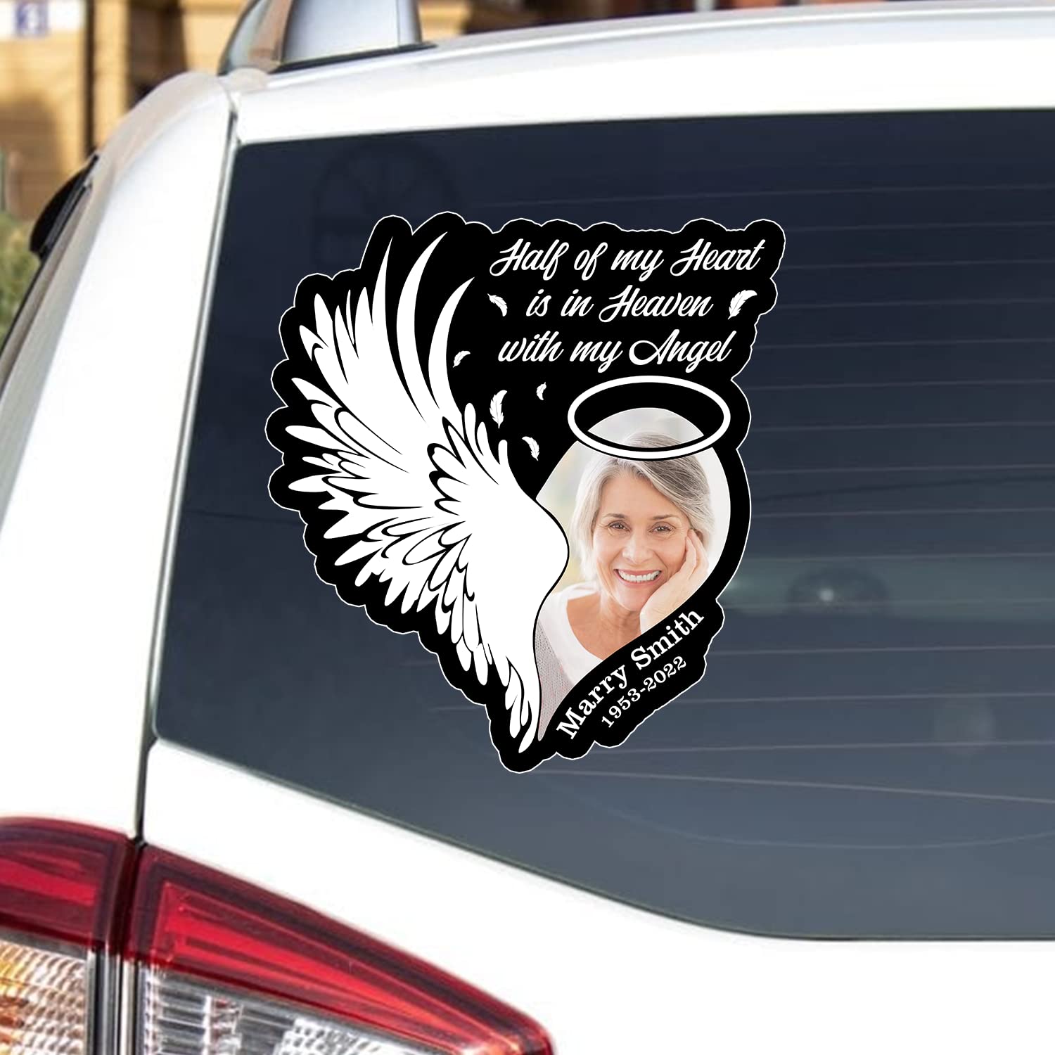 Amazon.com - In Memory Personalized Decal. Loss of Loved One Car ...