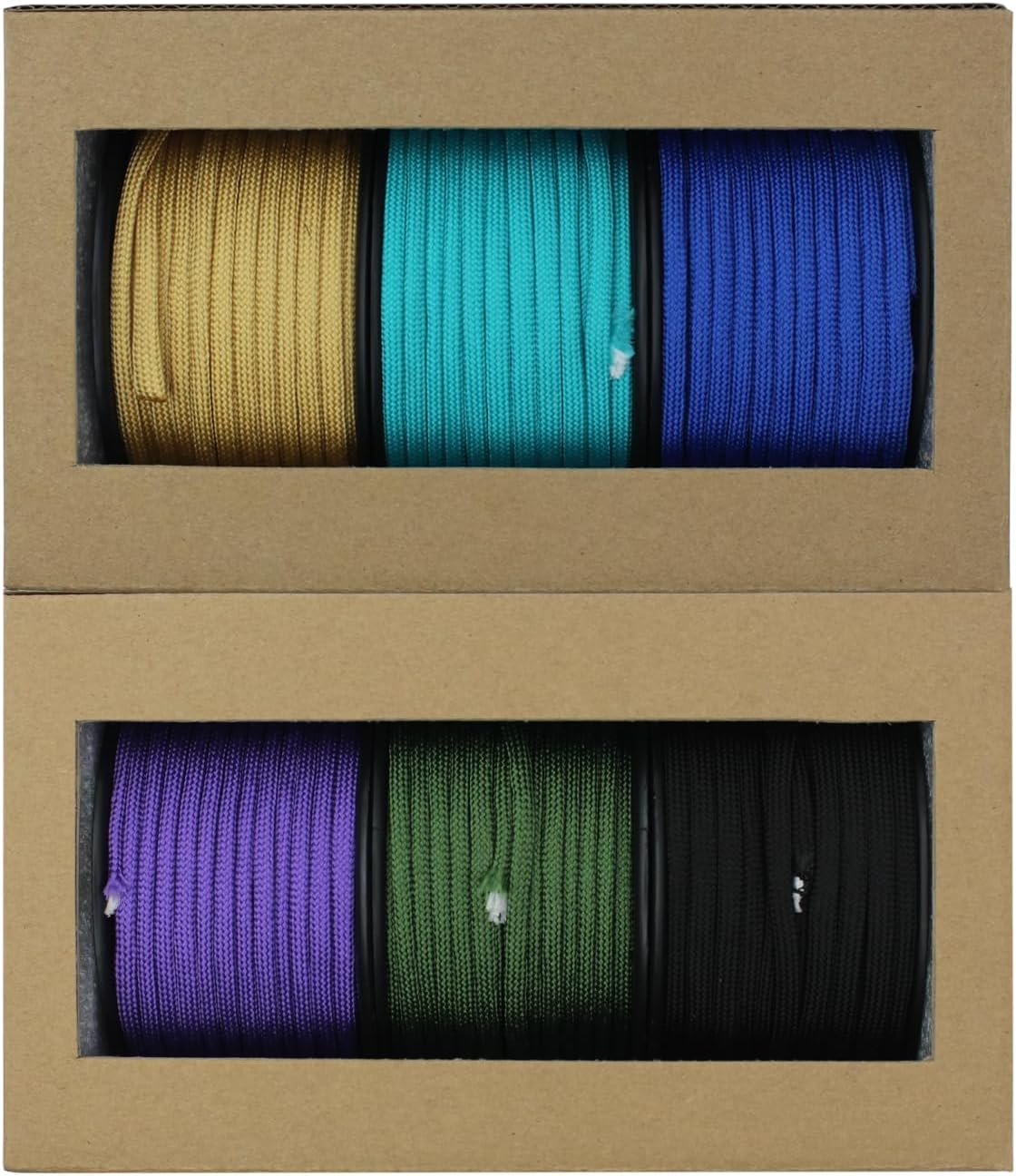 Amazon.com: Multicolor Paracord Bulk Variety Pack with Spool - 6 Colors ...