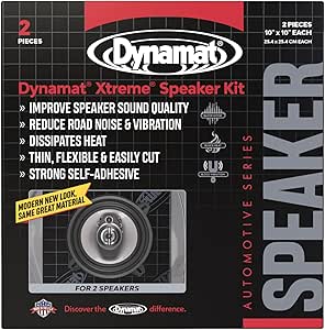 Amazon.com: Dynamat Xtreme Sound Deadening Car Insulation Speaker Pack ...