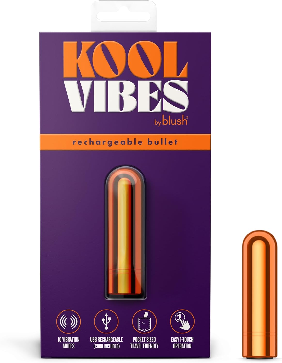 Amazon.com: Blush Novelties Kool Vibes 2.5 Inch Discreet & Travel-Friendly Mini Bullet Vibrator ...