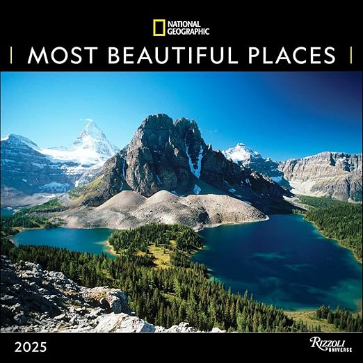 Amazon.com: National Geographic: Most Beautiful Places 2025 Wall ...