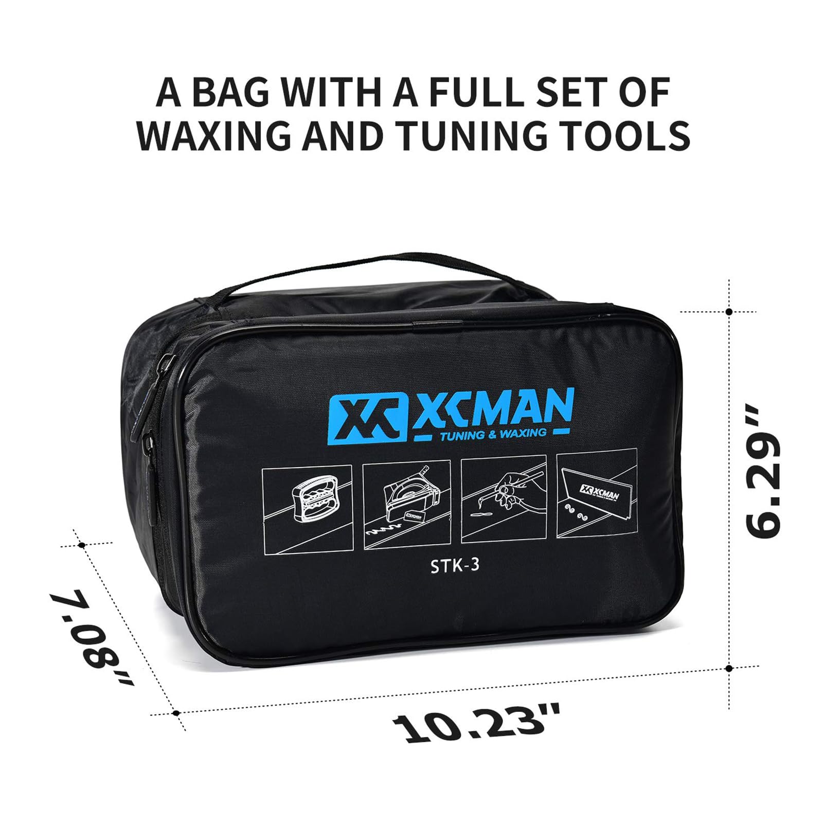XCMAN Complete Ski Snowboard Tuning and Waxing Kit with Waxing Iron ...