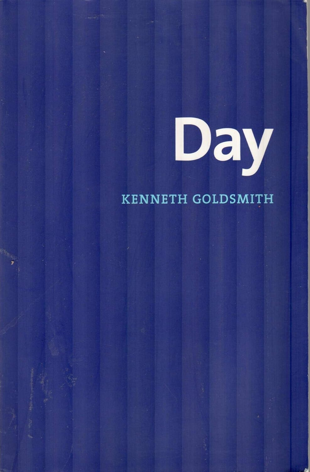 DAY: Goldsmith, Kenneth: 9781930589209: Amazon.com: Books