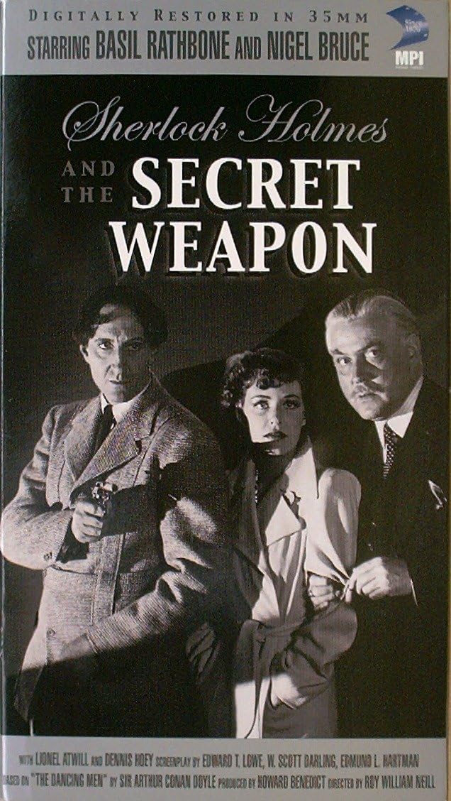Amazon.com: Sherlock Holmes: Secret Weapon [VHS] : Basil Rathbone ...