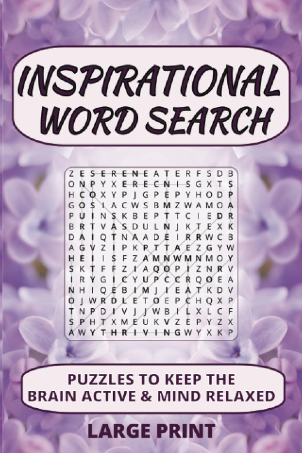 Inspirational Word Search: Large Print, Puzzle Book for Adults, Seniors ...