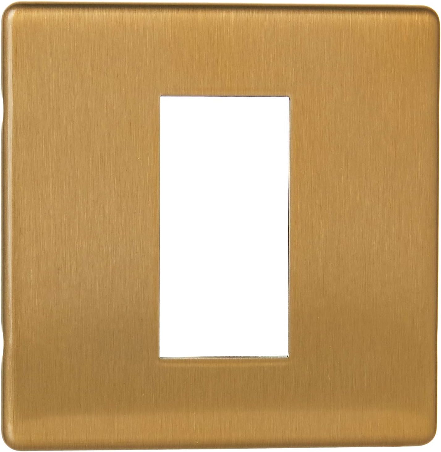 MK Aspect K24181SAG 25 x 50mm 1-Module Euro Frame - Satin Gold - Amazon.com