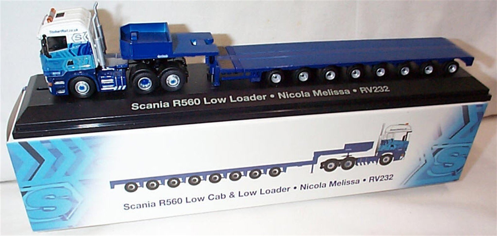 Buy atlas editions eddie stobart scania R560 Cab Lowloader Nicola ...