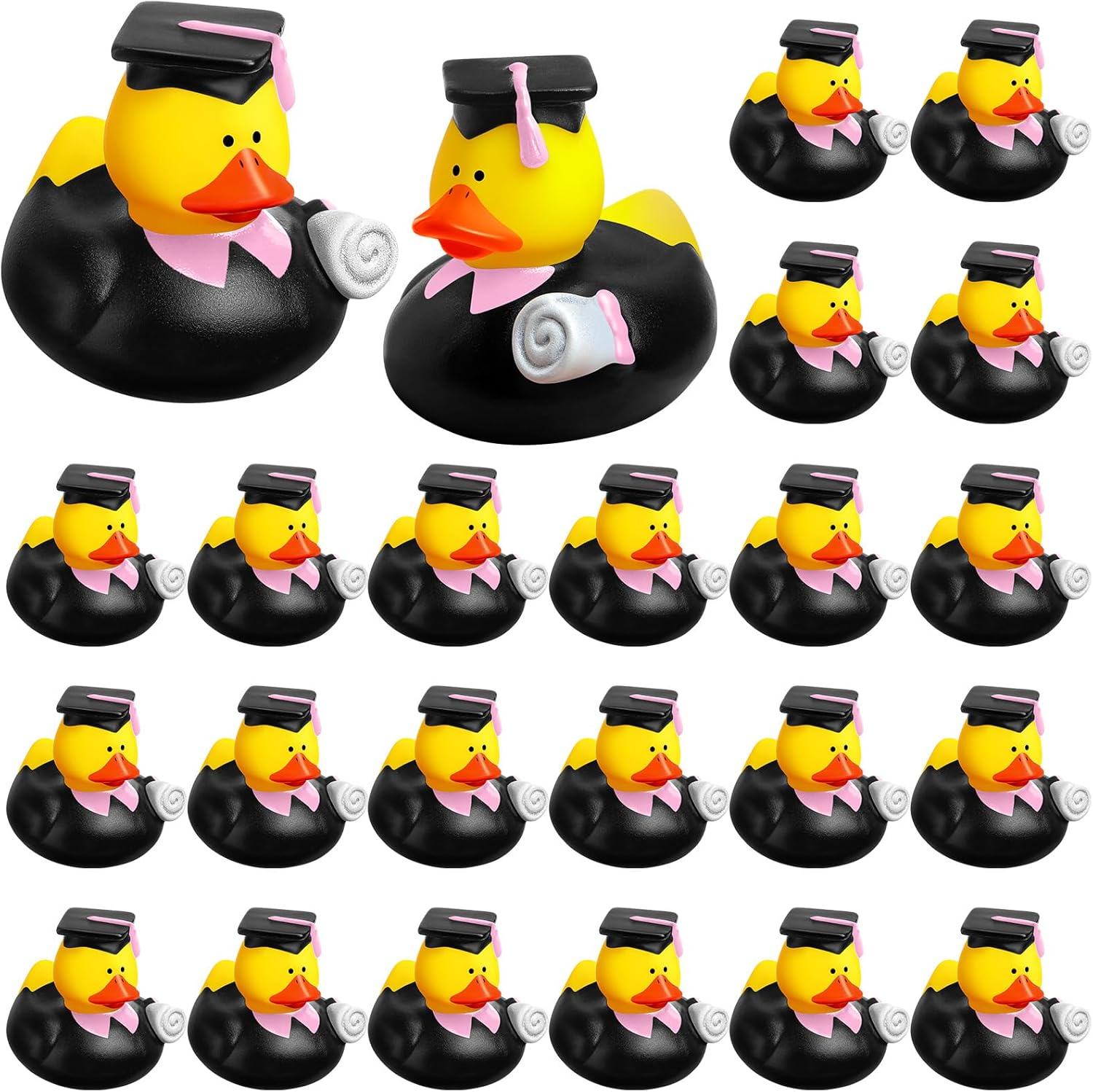 Amazon.com: Sratte 24 Pack 2" Graduation Ducks Class of 2025 Diploma ...