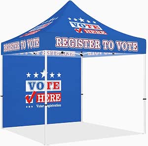 Amazon.com : Voter Registration Tent, Heavy Duty Outdoor Pop Up Canopy ...