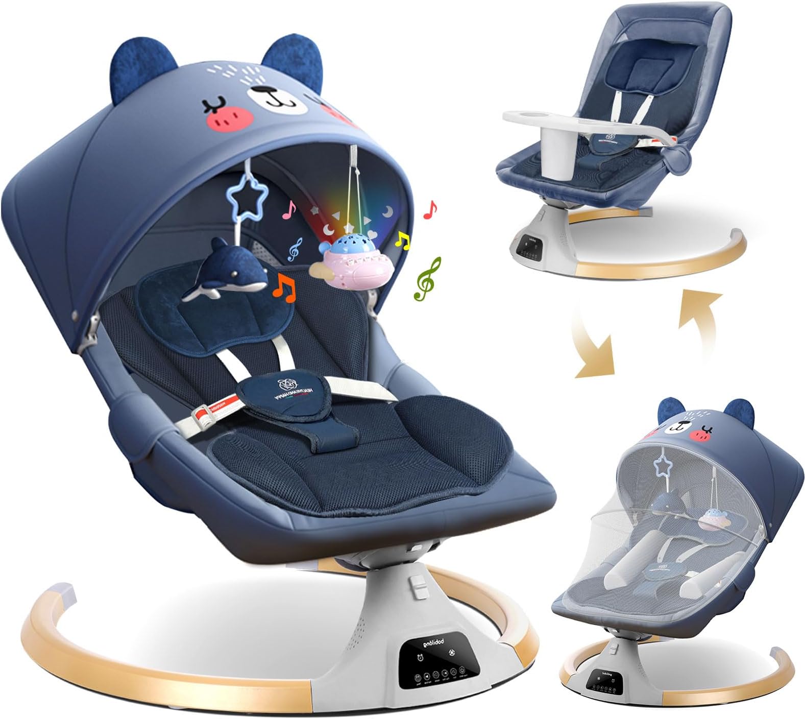 Amazon.com : 3-in-1 Electric Baby Swing & Rocker for Infants to ...