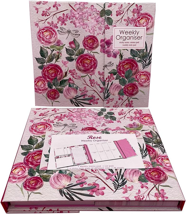 Amazon.com : Nicepaper Cute Weekly Organiser Self-Stick Notes, Pastel ...