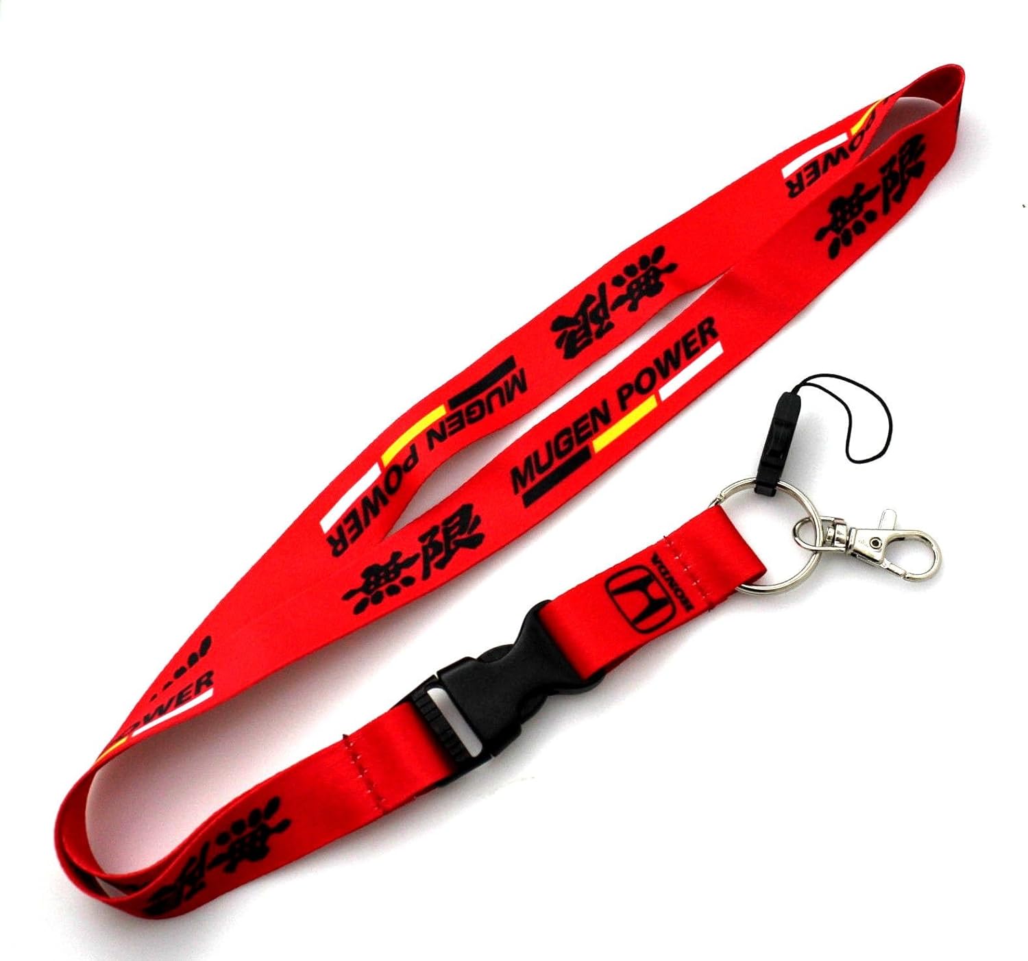 Amazon.com : MUGEN POWER Red Lanyard Phone Holder Neck Key Chain Strap ...